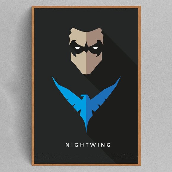 Art | Nightwing Richard John Dick Grayson Superhero Poster | Poshmark